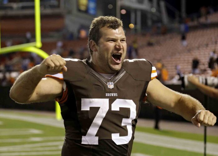 Longtime Browns left tackle Joe Thomas speaks on his NFL journey to the ...